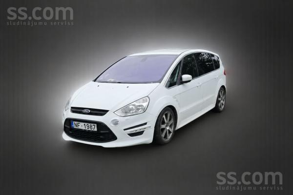 Balts Ford S-Max 2014 Ogre, ar dzinēja tilpumu 2.00 L un nobraukumu 290 tūkst. km par 4300 €, foto 1 vietnē AUTOMOTO.COM.LV