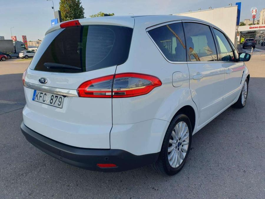 White Ford S-Max 2014 in Kaunas, with an engine capacity of 2.00 L and mileage of 225 thousand km for 3950 €, photo 7 on AUTOMOTO.COM.LV