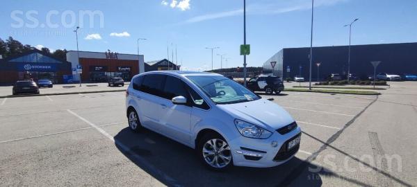White Ford S-Max 2014 in Riga, with an engine capacity of 2.00 L and mileage of 260 thousand km for 6700 €, photo 1 on AUTOMOTO.COM.LV