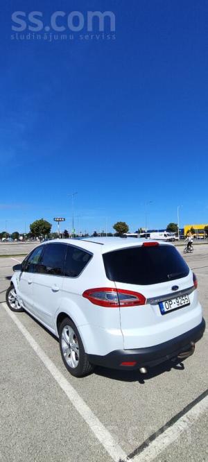 White Ford S-Max 2014 in Riga, with an engine capacity of 2.00 L and mileage of 260 thousand km for 6700 €, photo 4 on AUTOMOTO.COM.LV