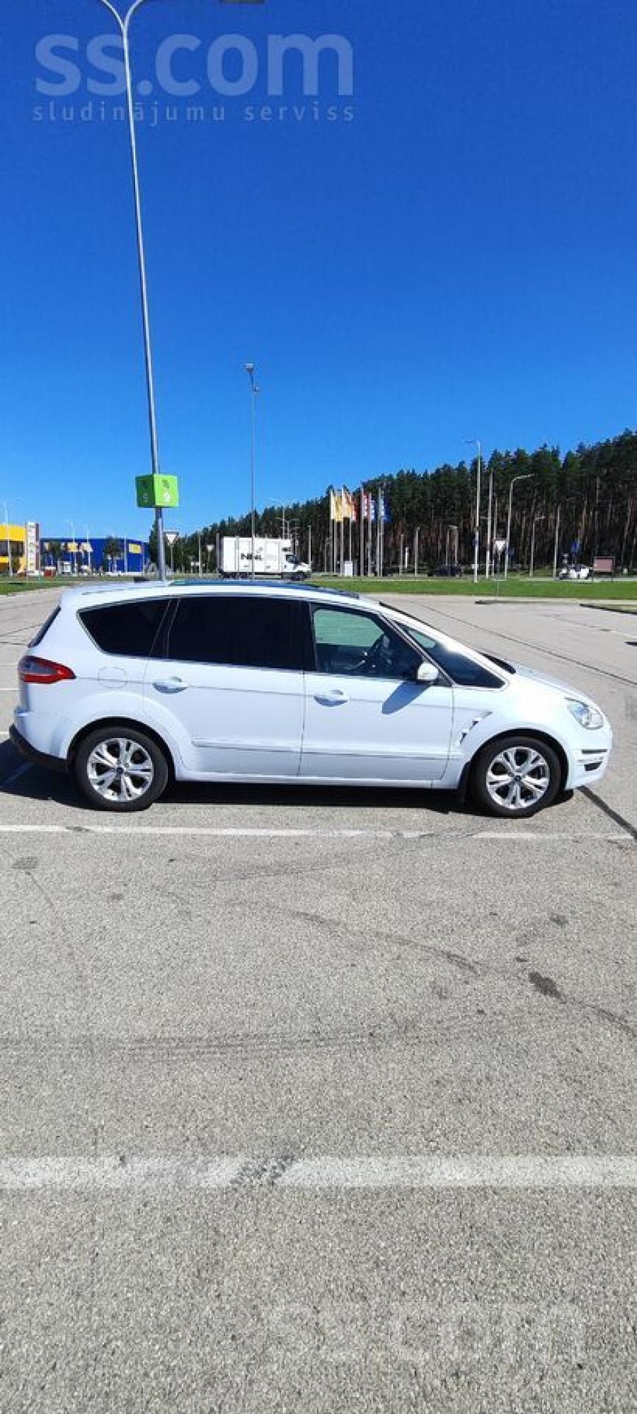 White Ford S-Max 2014 in Riga, with an engine capacity of 2.00 L and mileage of 260 thousand km for 6700 €, photo 6 on AUTOMOTO.COM.LV