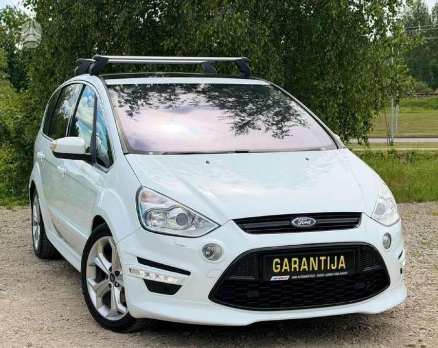 Balts Ford S-Max 2014 Šauļi, ar dzinēja tilpumu 2.20 L un nobraukumu 290 tūkst. km par 8999 €, foto 1 vietnē AUTOMOTO.COM.LV