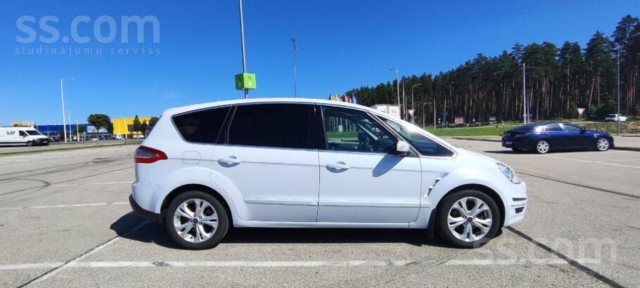 White Ford S-Max 2014 in Riga, with an engine capacity of 2.00 L and mileage of 260 thousand km for 6200 €, photo 6 on AUTOMOTO.COM.LV