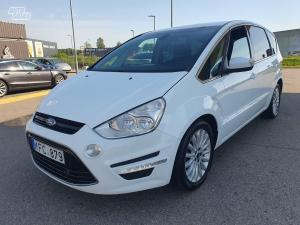 Balts Ford S-Max 2014 Kauņa, ar dzinēja tilpumu 2.00 L un nobraukumu 225 tūkst. km par 3750 €, foto  vietnē AUTOMOTO.COM.LV