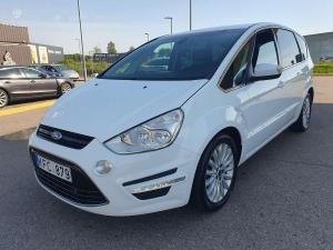 Balts Ford S-Max 2014 Kauņa, ar dzinēja tilpumu 2.00 L un nobraukumu 225 tūkst. km par 3750 €, foto  vietnē AUTOMOTO.COM.LV