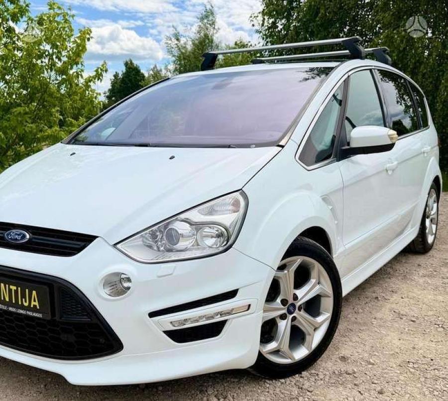 White Ford S-Max 2014 in Siauliai, with an engine capacity of 2.20 L and mileage of 290 thousand km for 7950 €, photo 15 on AUTOMOTO.COM.LV