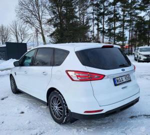 White Ford S-Max 2015 in Siauliai, with an engine capacity of 2.00 L and mileage of 214 thousand km for 5950 €, photo 15 on AUTOMOTO.COM.LV