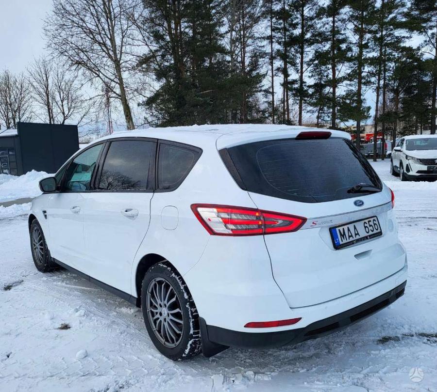 White Ford S-Max 2015 in Siauliai, with an engine capacity of 2.00 L and mileage of 214 thousand km for 5950 €, photo 15 on AUTOMOTO.COM.LV