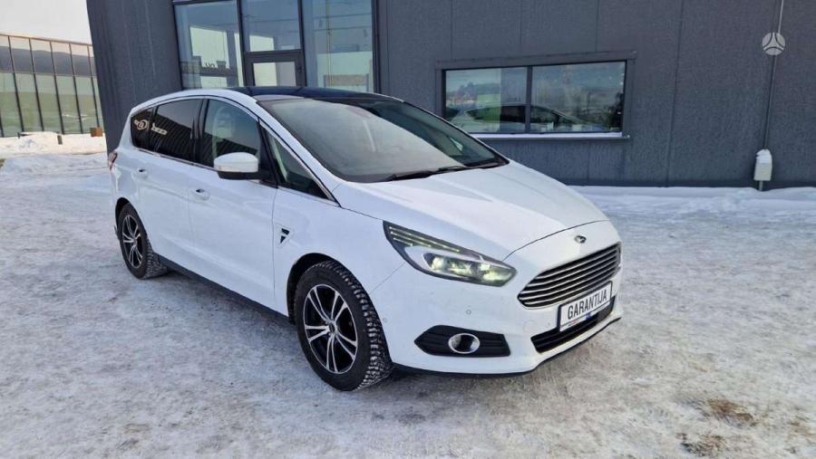 Balts Ford S-Max 2015 Šauļi, ar dzinēja tilpumu 2.00 L un nobraukumu 230 tūkst. km par 8900 €, foto 1 vietnē AUTOMOTO.COM.LV