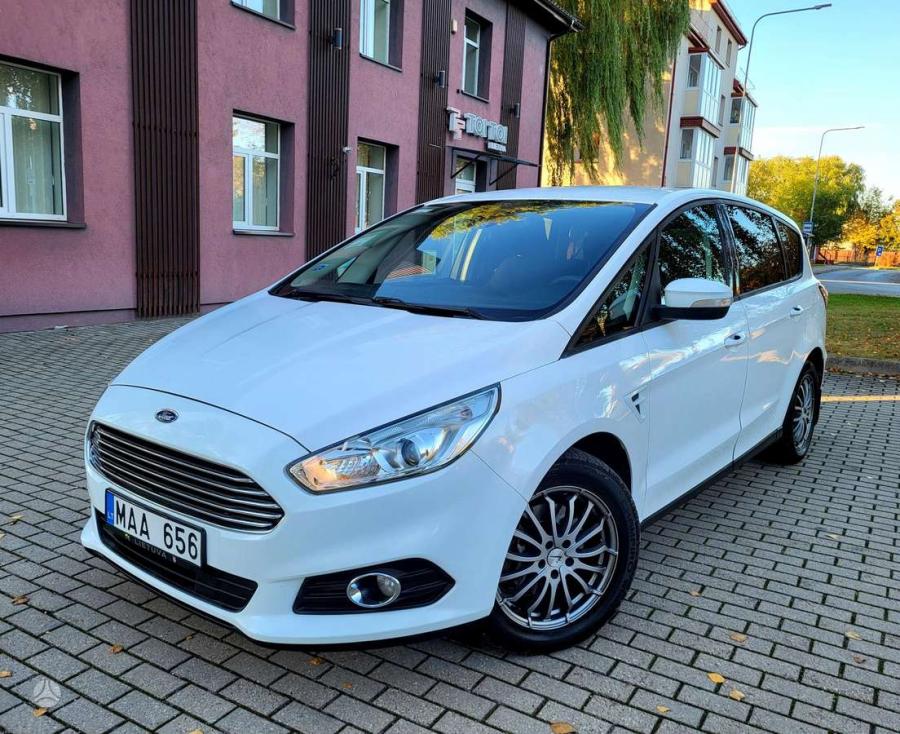 White Ford S-Max 2015 in Siauliai, with an engine capacity of 2.00 L and mileage of 215 thousand km for 5990 €, photo 3 on AUTOMOTO.COM.LV