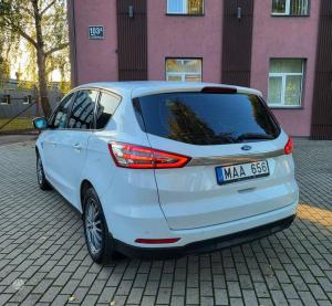 White Ford S-Max 2015 in Siauliai, with an engine capacity of 2.00 L and mileage of 215 thousand km for 5990 €, photo 7 on AUTOMOTO.COM.LV
