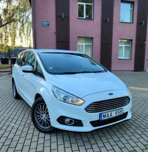 White Ford S-Max 2015 in Siauliai, with an engine capacity of 2.00 L and mileage of 215 thousand km for 5990 €, photo 12 on AUTOMOTO.COM.LV