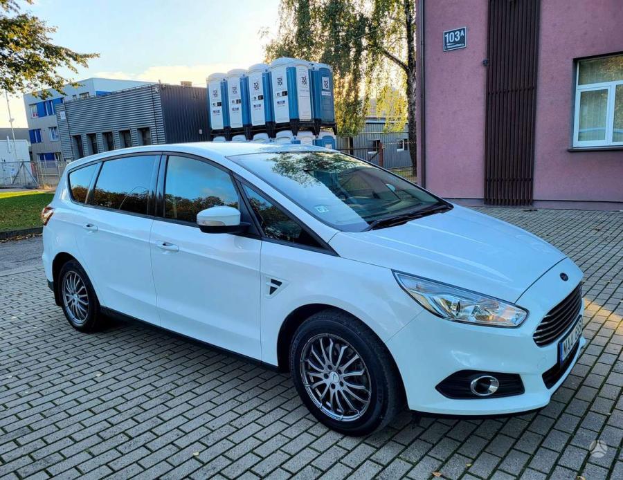 White Ford S-Max 2015 in Siauliai, with an engine capacity of 2.00 L and mileage of 215 thousand km for 5990 €, photo 14 on AUTOMOTO.COM.LV