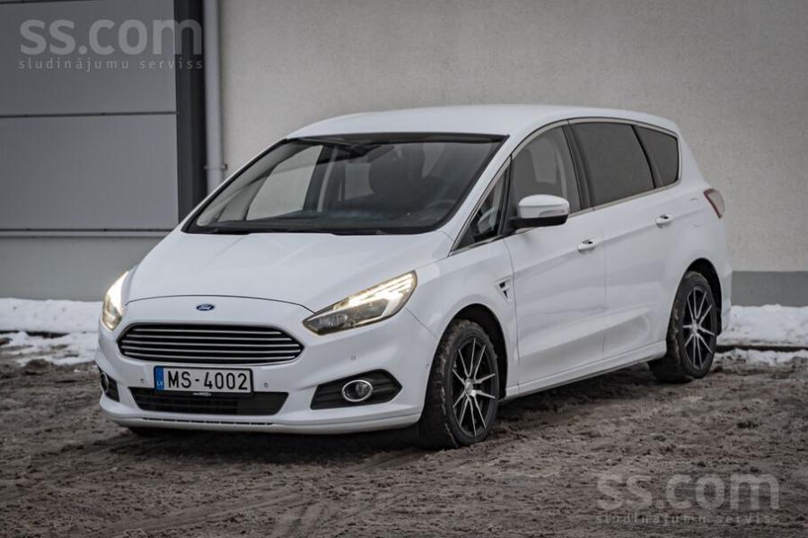 Balts Ford S-Max 2016 Rīga, ar dzinēja tilpumu 2.00 L un nobraukumu 0 tūkst. km par 8500 €, foto 1 vietnē AUTOMOTO.COM.LV