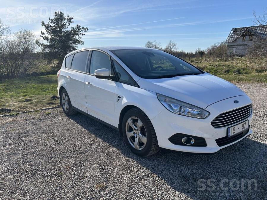 Balts Ford S-Max 2016 Talsi, ar dzinēja tilpumu 2.00 L un nobraukumu 311 tūkst. km par 6800 €, foto 4 vietnē AUTOMOTO.COM.LV