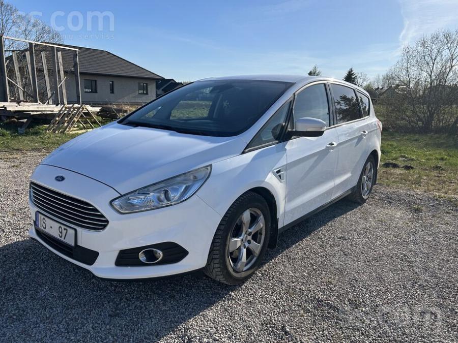 Balts Ford S-Max 2016 Talsi, ar dzinēja tilpumu 2.00 L un nobraukumu 311 tūkst. km par 6800 €, foto 5 vietnē AUTOMOTO.COM.LV