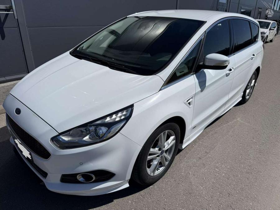 Balts Ford S-Max 2016 Šilutė, ar dzinēja tilpumu 2.00 L un nobraukumu 231 tūkst. km par 7900 €, foto 1 vietnē AUTOMOTO.COM.LV