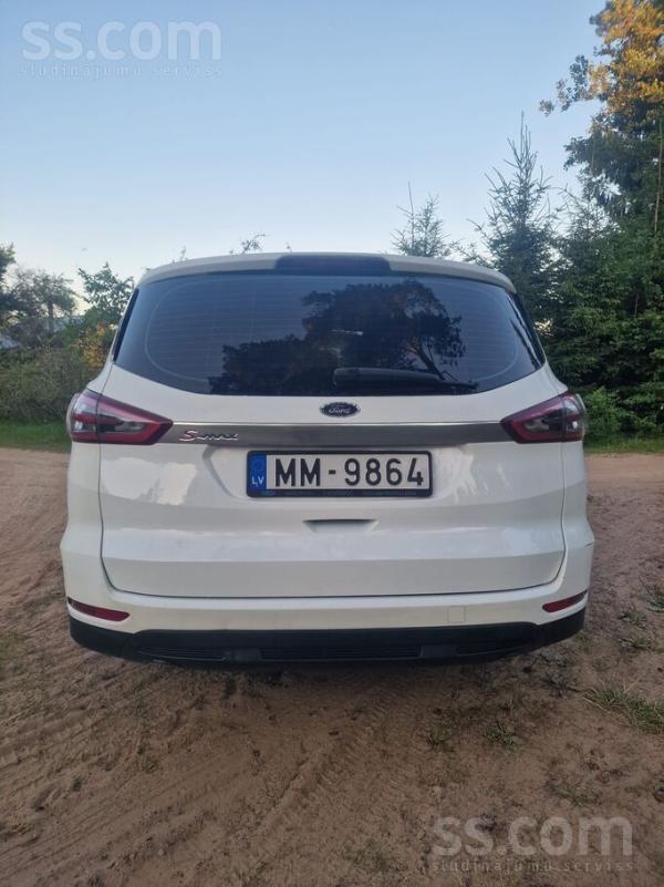 Balts Ford S-Max 2016 Rīga, ar dzinēja tilpumu 2.00 L un nobraukumu 282 tūkst. km par 5950 €, foto 4 vietnē AUTOMOTO.COM.LV