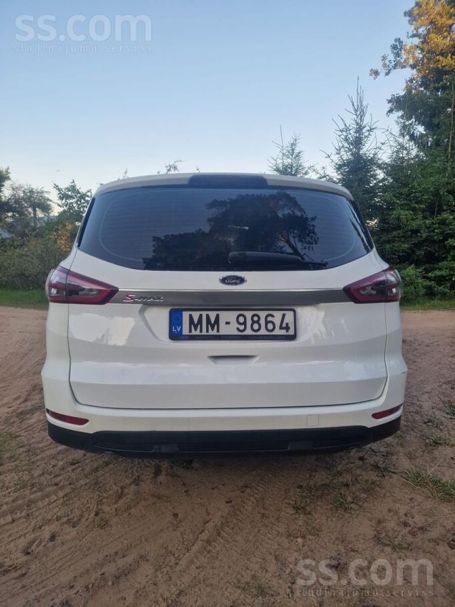 Balts Ford S-Max 2016 Rīga, ar dzinēja tilpumu 2.00 L un nobraukumu 282 tūkst. km par 5950 €, foto 5 vietnē AUTOMOTO.COM.LV