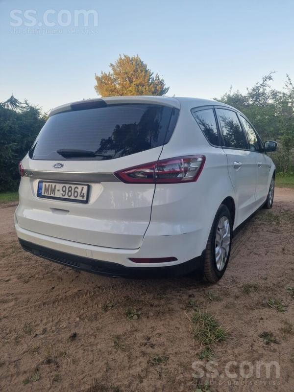 Balts Ford S-Max 2016 Rīga, ar dzinēja tilpumu 2.00 L un nobraukumu 282 tūkst. km par 5950 €, foto 5 vietnē AUTOMOTO.COM.LV