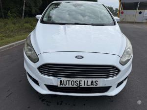 White Ford S-Max 2016 in Kaunas, with an engine capacity of 2.00 L and mileage of 253 thousand km for 6699 €, photo 3 on AUTOMOTO.COM.LV