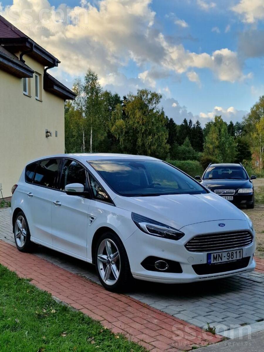 Balts Ford S-Max 2016 Cēsis, ar dzinēja tilpumu 2.00 L un nobraukumu 236 tūkst. km par 8200 €, foto 1 vietnē AUTOMOTO.COM.LV