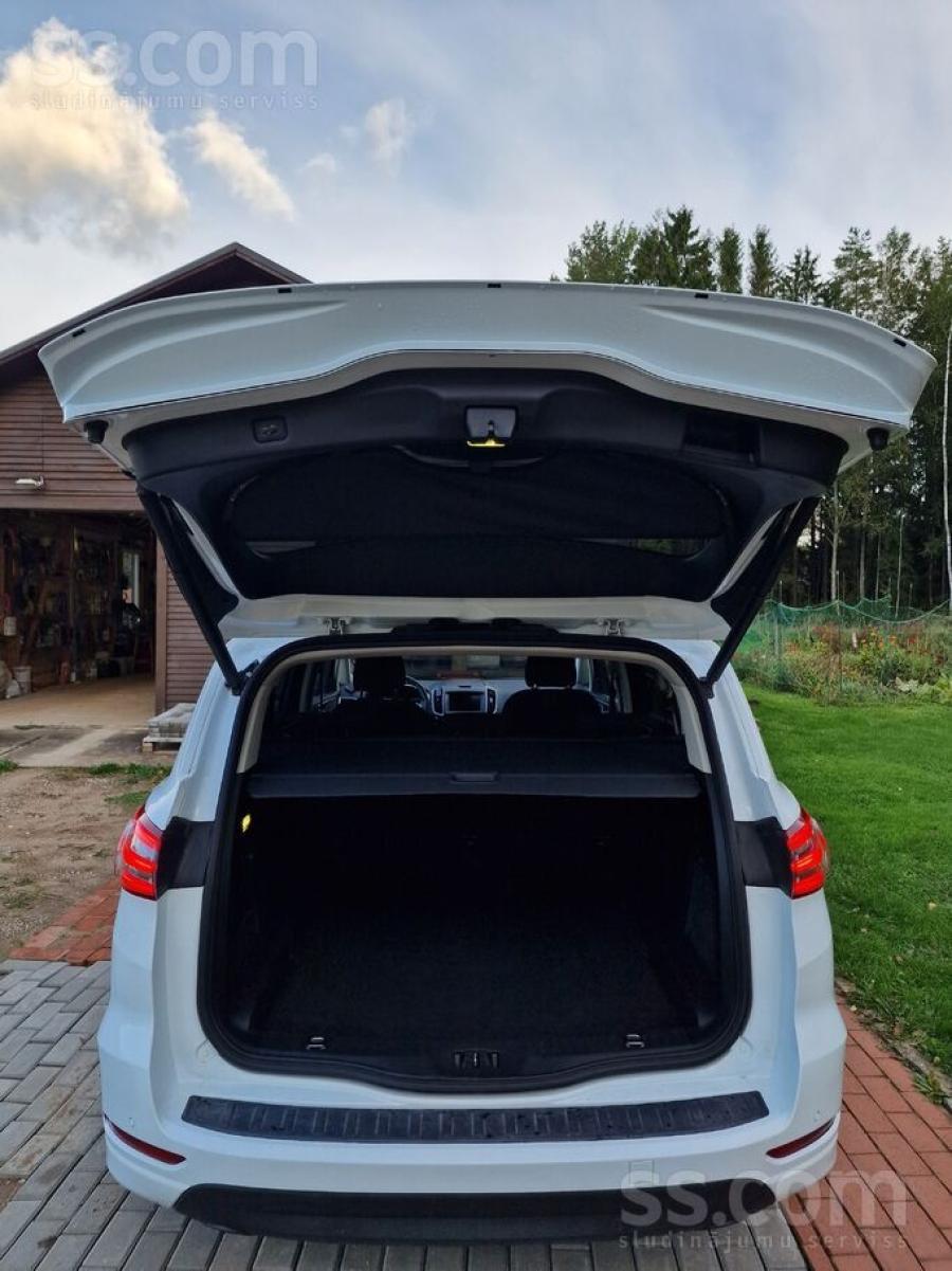 Balts Ford S-Max 2016 Cēsis, ar dzinēja tilpumu 2.00 L un nobraukumu 236 tūkst. km par 8200 €, foto 11 vietnē AUTOMOTO.COM.LV