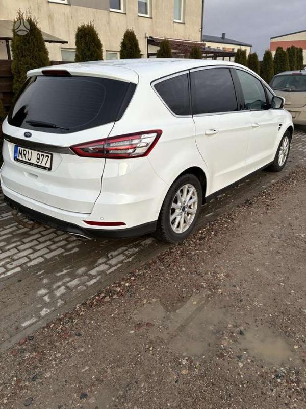 Balts Ford S-Max 2017 Klaipėda, ar dzinēja tilpumu 2.00 L un nobraukumu 261 tūkst. km par 10500 €, foto 4 vietnē AUTOMOTO.COM.LV