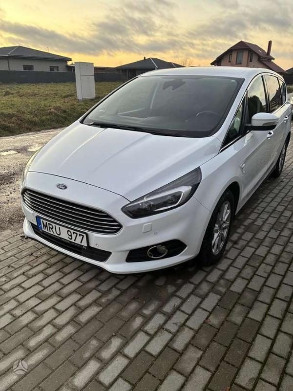 Balts Ford S-Max 2017 Klaipėda, ar dzinēja tilpumu 2.00 L un nobraukumu 261 tūkst. km par 10500 €, foto 7 vietnē AUTOMOTO.COM.LV