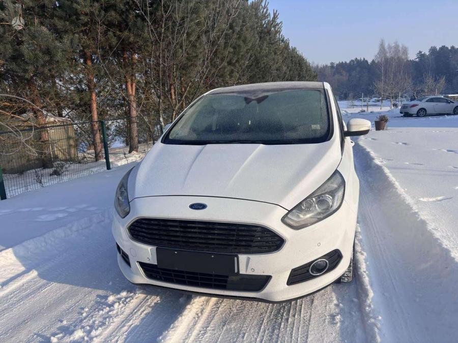 Balts Ford S-Max 2017 Tauragė, ar dzinēja tilpumu 2.00 L un nobraukumu 370 tūkst. km par 6500 €, foto 8 vietnē AUTOMOTO.COM.LV