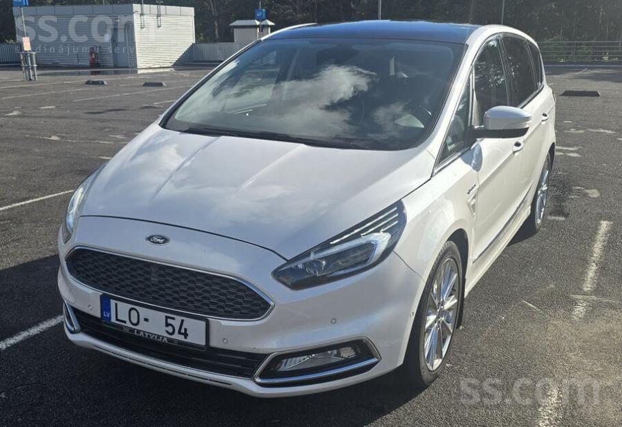 Balts Ford S-Max 2017 Rīga, ar dzinēja tilpumu 2.00 L un nobraukumu 202 tūkst. km par 15500 €, foto 1 vietnē AUTOMOTO.COM.LV