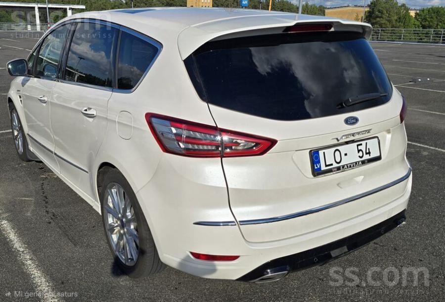 Balts Ford S-Max 2017 Rīga, ar dzinēja tilpumu 2.00 L un nobraukumu 202 tūkst. km par 15500 €, foto 9 vietnē AUTOMOTO.COM.LV