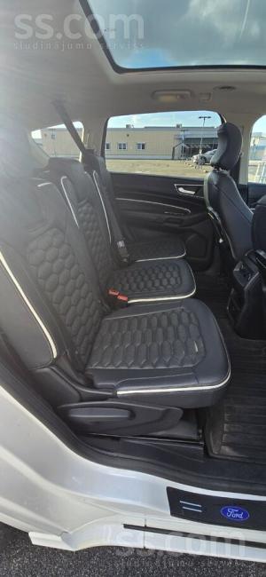 Balts Ford S-Max 2017 Rīga, ar dzinēja tilpumu 2.00 L un nobraukumu 202 tūkst. km par 15500 €, foto 14 vietnē AUTOMOTO.COM.LV