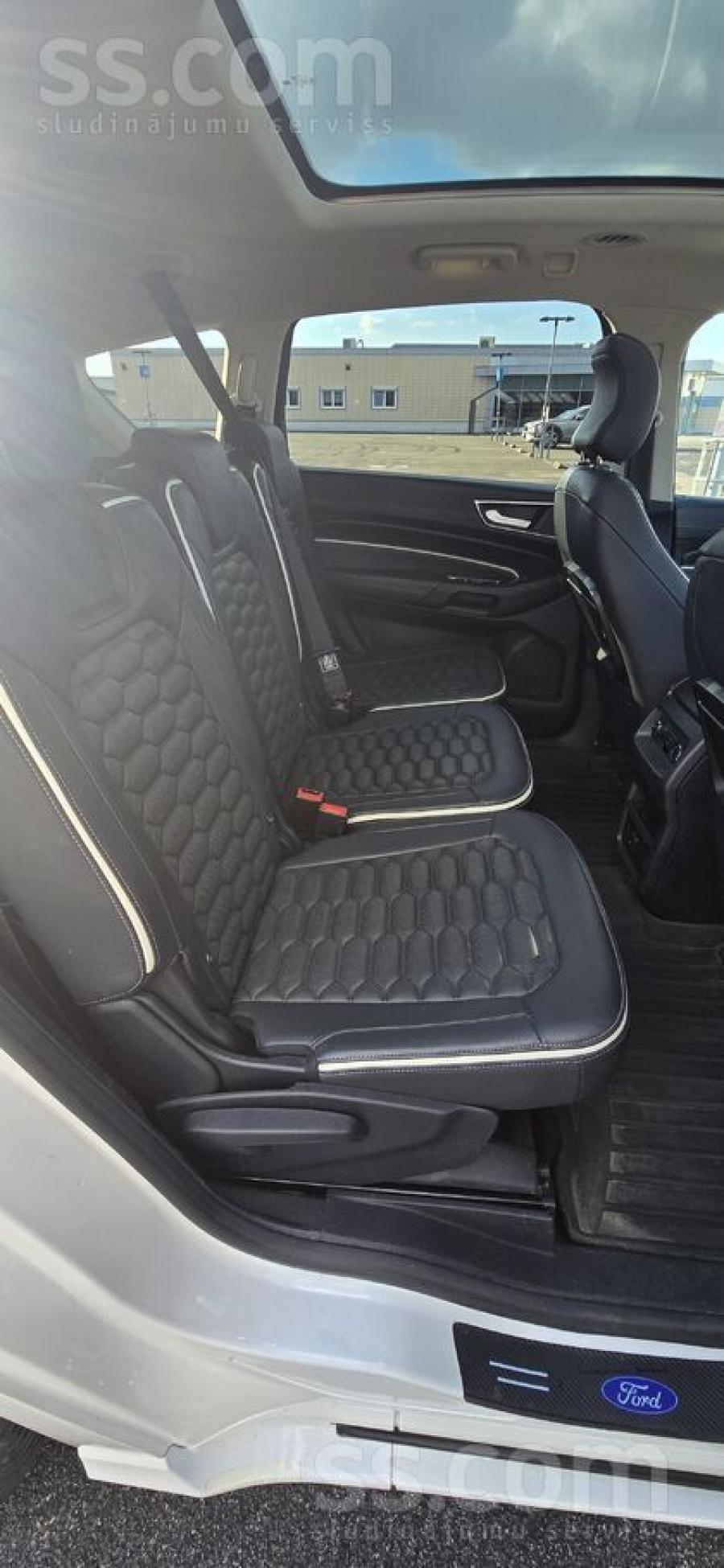 Balts Ford S-Max 2017 Rīga, ar dzinēja tilpumu 2.00 L un nobraukumu 202 tūkst. km par 15500 €, foto 14 vietnē AUTOMOTO.COM.LV