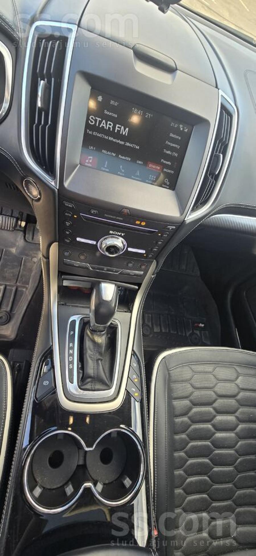 Balts Ford S-Max 2017 Rīga, ar dzinēja tilpumu 2.00 L un nobraukumu 202 tūkst. km par 15500 €, foto 23 vietnē AUTOMOTO.COM.LV
