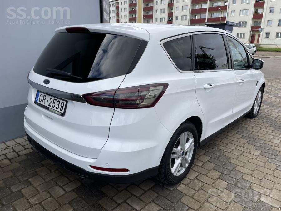 Balts Ford S-Max 2017 Talsi, ar dzinēja tilpumu 2.00 L un nobraukumu 294 tūkst. km par 10990 €, foto 4 vietnē AUTOMOTO.COM.LV