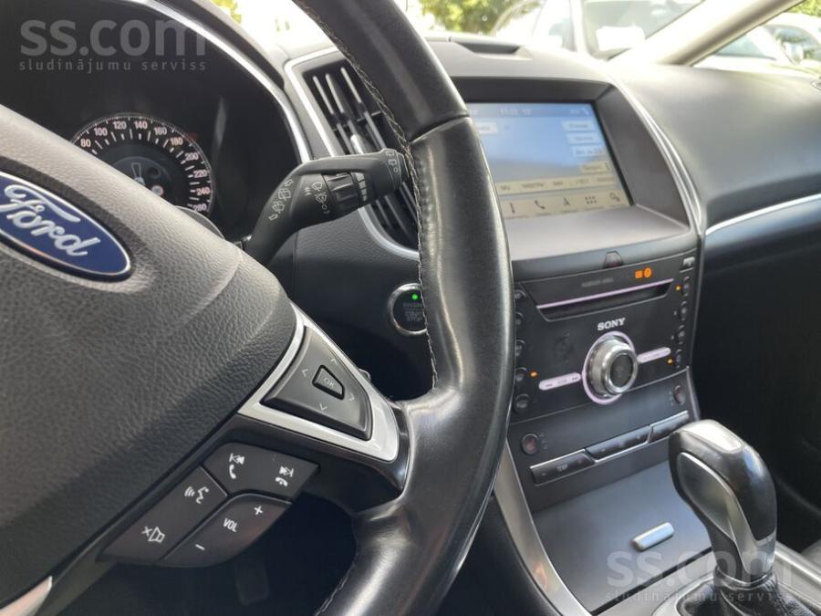 Balts Ford S-Max 2017 Talsi, ar dzinēja tilpumu 2.00 L un nobraukumu 294 tūkst. km par 10990 €, foto 17 vietnē AUTOMOTO.COM.LV