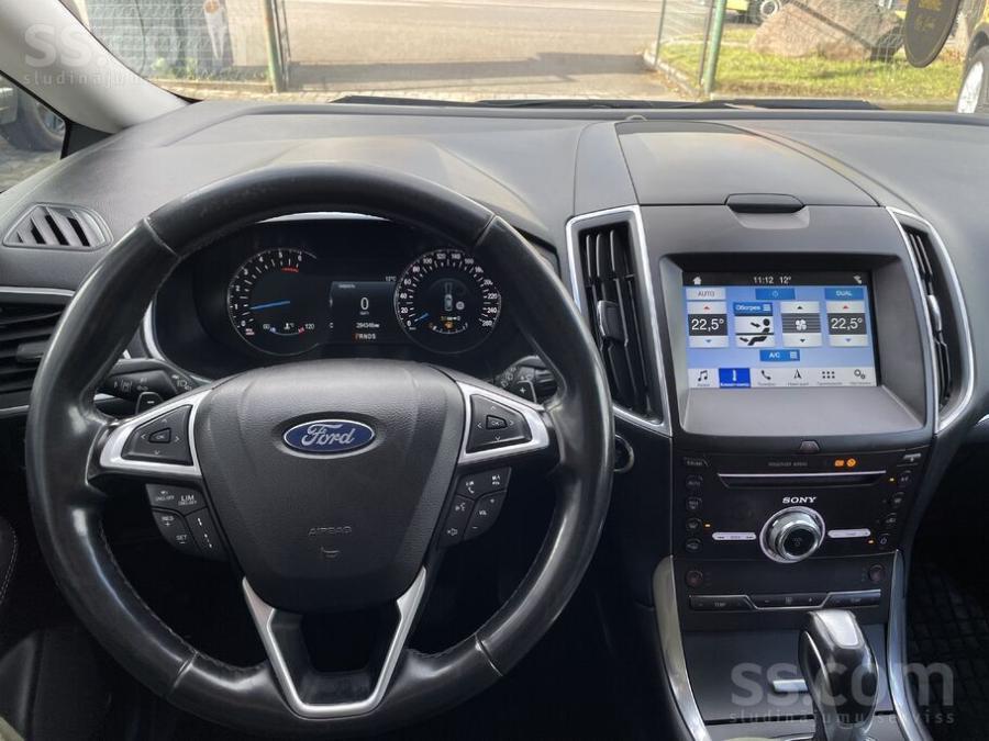 Balts Ford S-Max 2017 Talsi, ar dzinēja tilpumu 2.00 L un nobraukumu 294 tūkst. km par 10990 €, foto 18 vietnē AUTOMOTO.COM.LV
