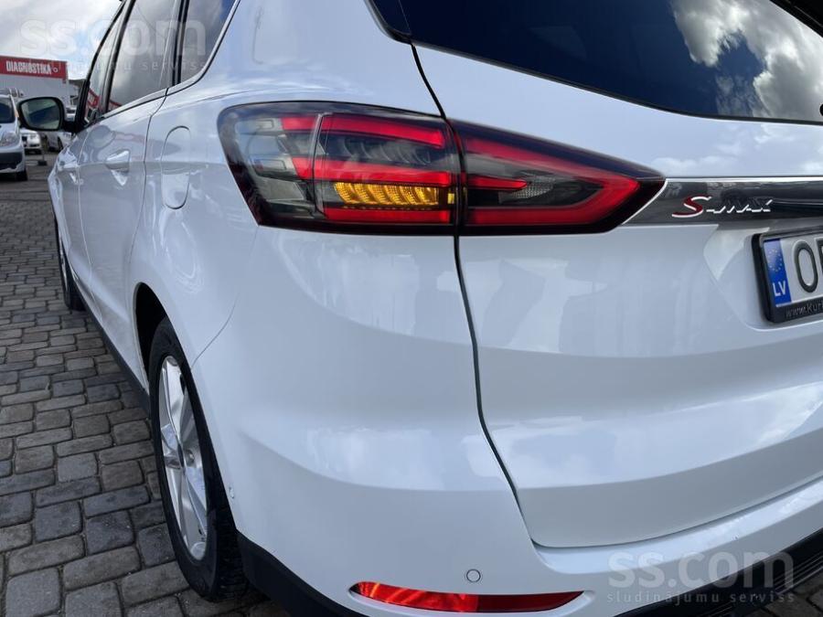 Balts Ford S-Max 2017 Talsi, ar dzinēja tilpumu 2.00 L un nobraukumu 294 tūkst. km par 10990 €, foto 28 vietnē AUTOMOTO.COM.LV