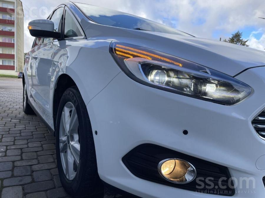 Balts Ford S-Max 2017 Talsi, ar dzinēja tilpumu 2.00 L un nobraukumu 294 tūkst. km par 10990 €, foto 29 vietnē AUTOMOTO.COM.LV
