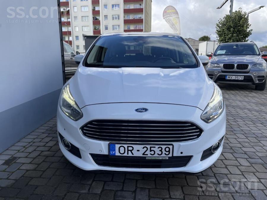 Balts Ford S-Max 2017 Talsi, ar dzinēja tilpumu 2.00 L un nobraukumu 294 tūkst. km par 10990 €, foto 34 vietnē AUTOMOTO.COM.LV