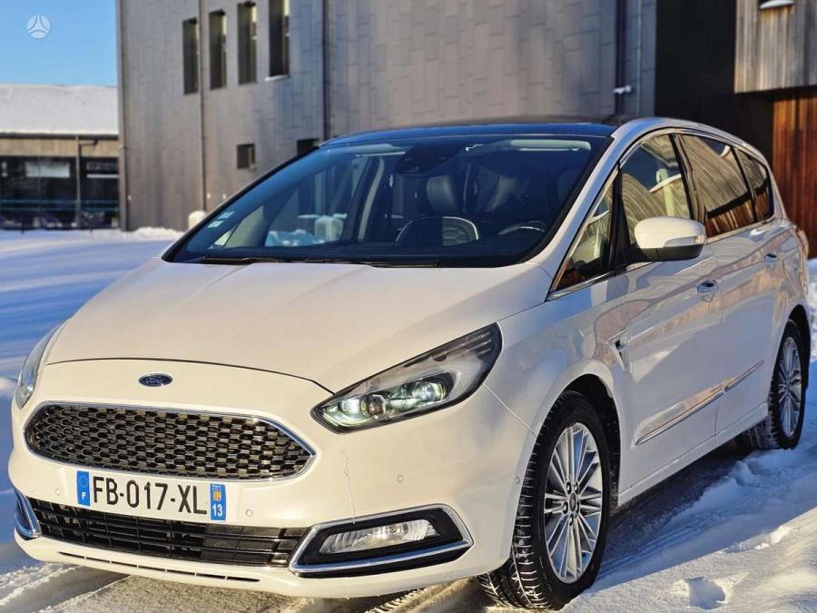 Balts Ford S-Max 2018 Tauragė, ar dzinēja tilpumu 2.00 L un nobraukumu 224 tūkst. km par 9900 €, foto 1 vietnē AUTOMOTO.COM.LV