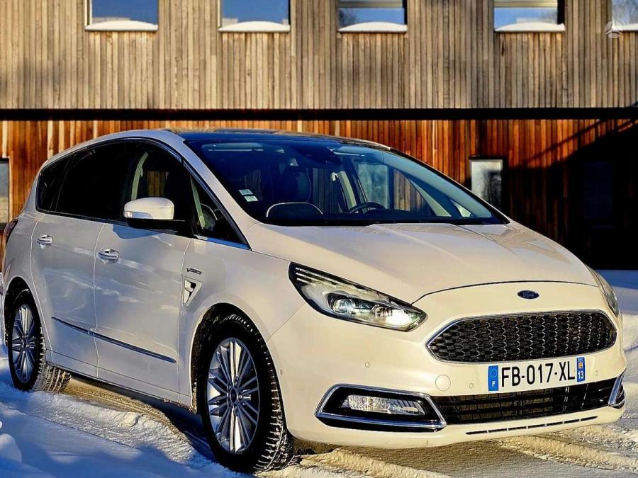 Balts Ford S-Max 2018 Tauragė, ar dzinēja tilpumu 2.00 L un nobraukumu 224 tūkst. km par 9900 €, foto 3 vietnē AUTOMOTO.COM.LV