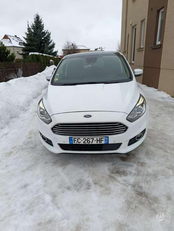 Balts Ford S-Max 2018 Tauragė, ar dzinēja tilpumu 2.00 L un nobraukumu 177 tūkst. km par 9700 €, foto 1 vietnē AUTOMOTO.COM.LV