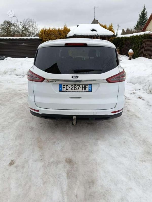 Balts Ford S-Max 2018 Tauragė, ar dzinēja tilpumu 2.00 L un nobraukumu 177 tūkst. km par 9700 €, foto 2 vietnē AUTOMOTO.COM.LV