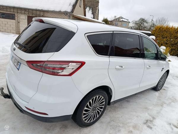 Balts Ford S-Max 2018 Tauragė, ar dzinēja tilpumu 2.00 L un nobraukumu 177 tūkst. km par 9700 €, foto 3 vietnē AUTOMOTO.COM.LV
