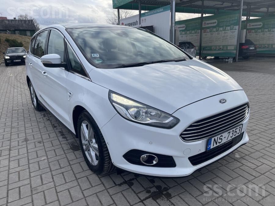 Balts Ford S-Max 2019 Rēzekne, ar dzinēja tilpumu 2.00 L un nobraukumu 199 tūkst. km par 12000 €, foto 1 vietnē AUTOMOTO.COM.LV