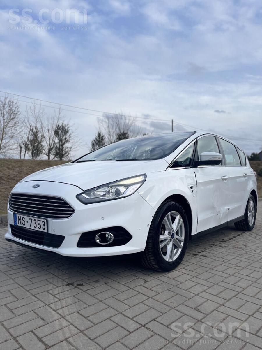 Balts Ford S-Max 2019 Rēzekne, ar dzinēja tilpumu 2.00 L un nobraukumu 199 tūkst. km par 12000 €, foto 4 vietnē AUTOMOTO.COM.LV