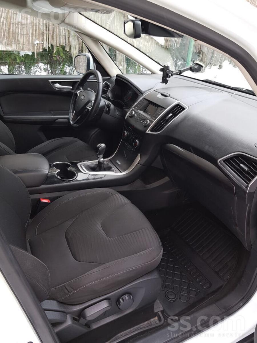 White Ford S-Max 2015 in Riga, with an engine capacity of 2.00 L and mileage of 470 thousand km for 4500 €, photo 8 on AUTOMOTO.COM.LV