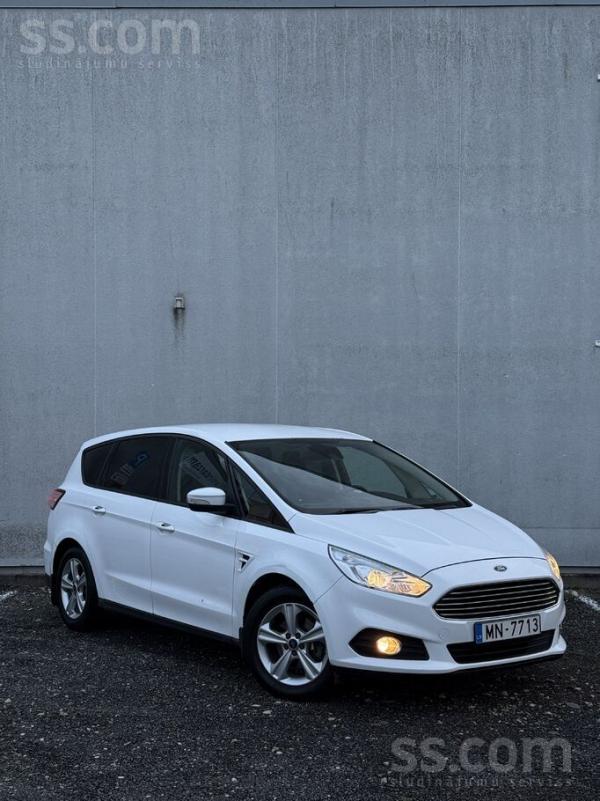 White Ford S-Max 2015 in Riga, with an engine capacity of 2.00 L and mileage of 450 thousand km for 5350 €, photo 1 on AUTOMOTO.COM.LV